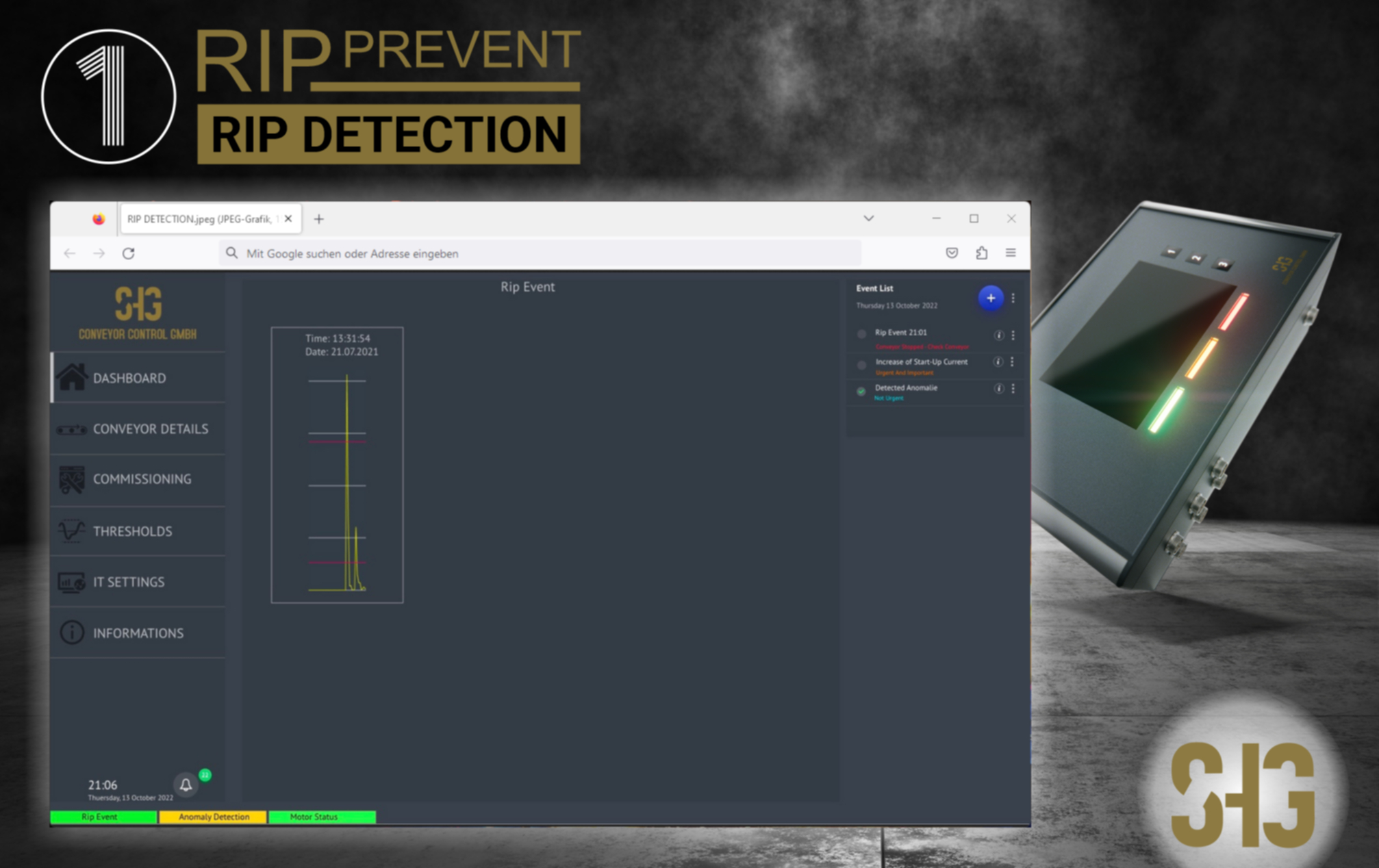 1 - RIP DETECTION - SHG Conveyor Control GmbH